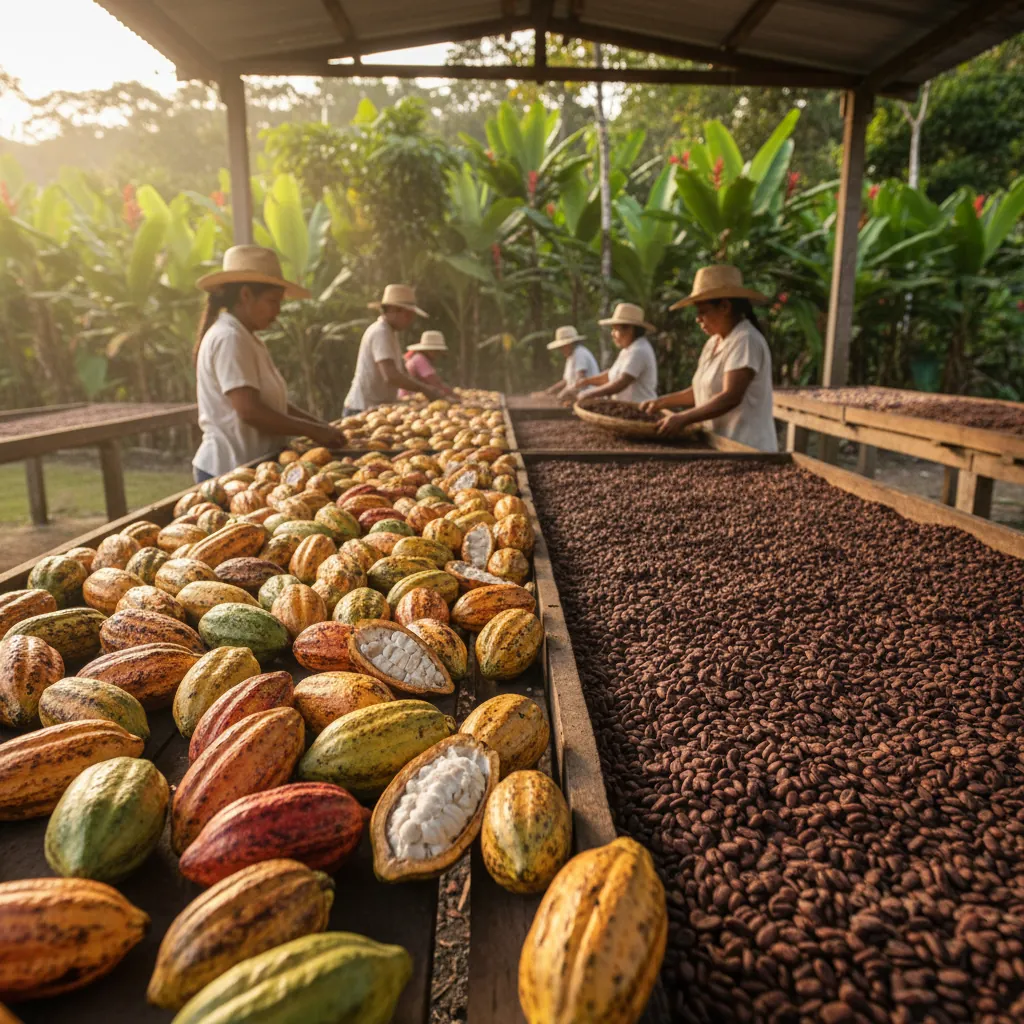 Global Cocoa Prices Crash 62% From 2025 Peak to $4,197/Ton — Ecuador's ...